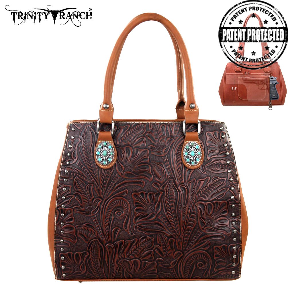 TR22G-L8563 Trinity Ranch Tooled Design Concealed Handgun Collection ...