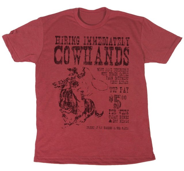Hiring Cowhands Tee TM-1045 Basic